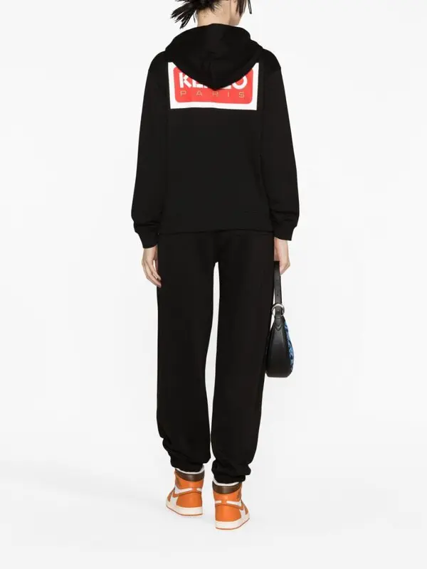 Kenzo Logo-embroidered Cotton Track Pants