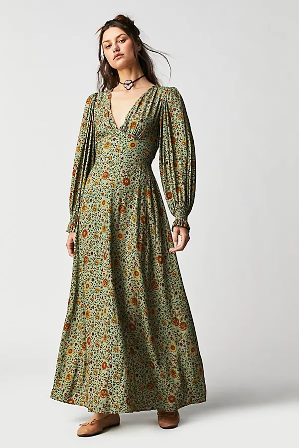 Spell Lady Untamed Gown - Matcha | Editorialist