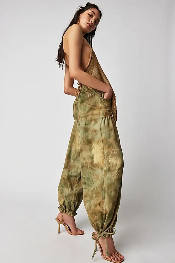 Free People We The Free Lotus Tie-dye Jeans