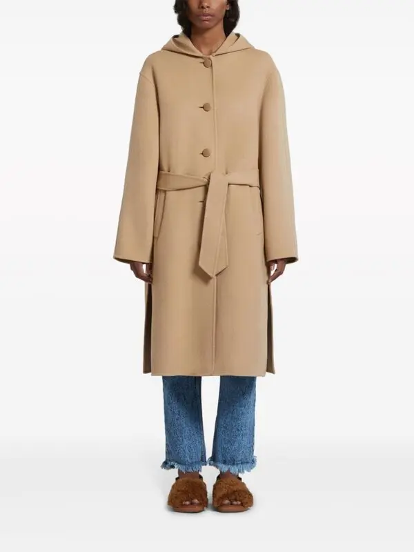 Marni Belted Hooded Coat