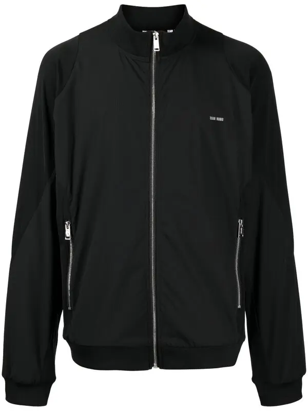 TEAM WANG DESIGN Logo-embroidered Track Jacket