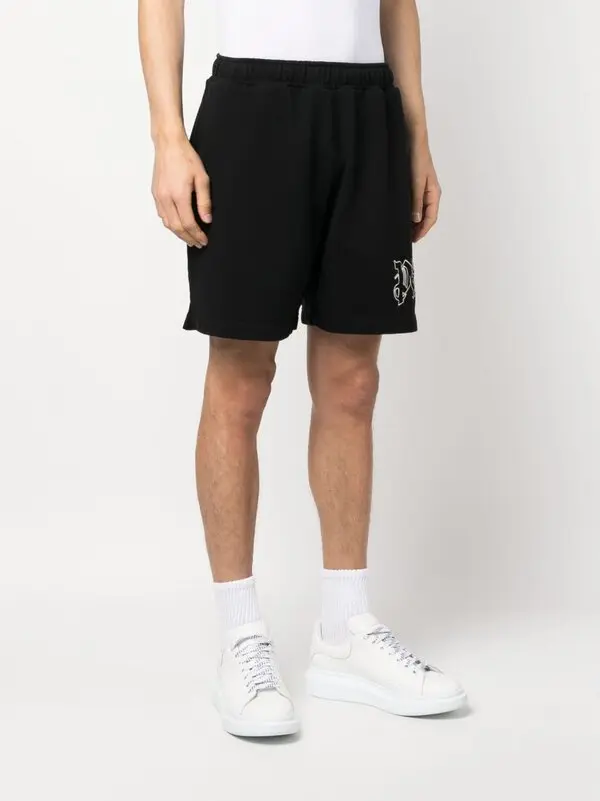 Palm Angels Hyper Monogram-print Track Shorts