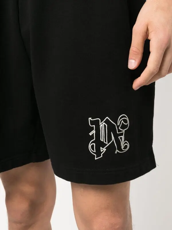 Palm Angels Hyper Monogram-print Track Shorts
