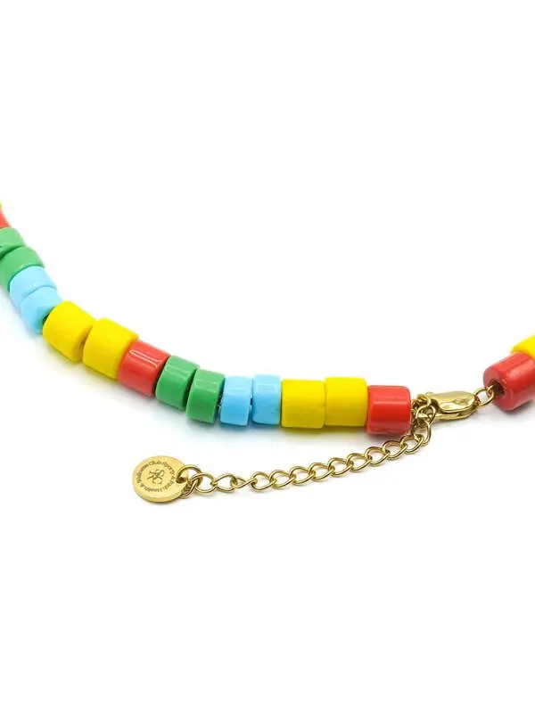 SPORTY & RICH Wellness Beaded Bracelet - Blue