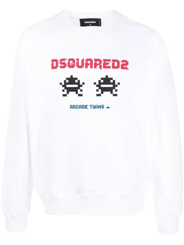 Dsquared2 Arcade Twins-print Sweatshirt