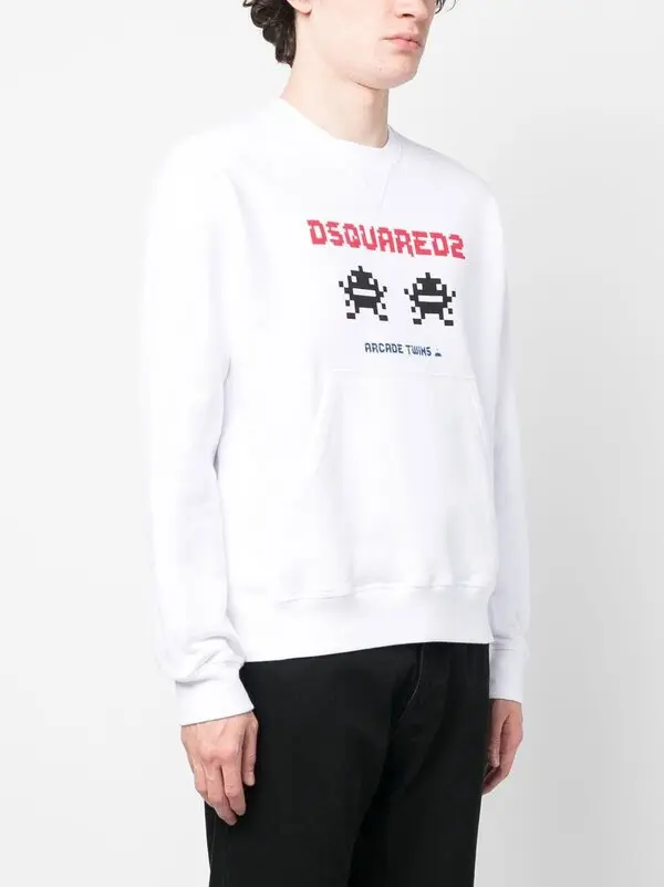 Dsquared2 Arcade Twins-print Sweatshirt