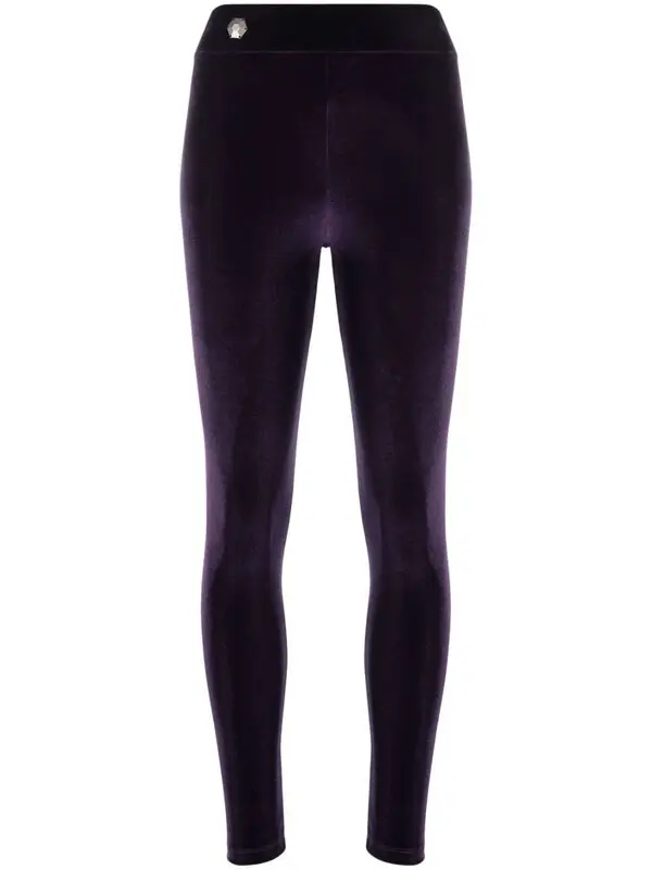 Philipp Plein Basic Velvet Leggings