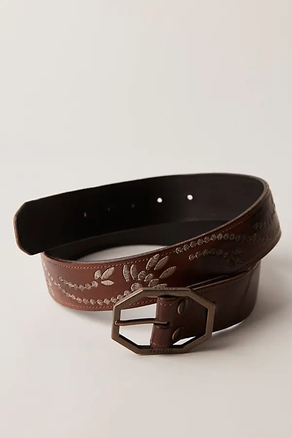 Bed Stu Woodstock Leather Belt - Teak Rustic