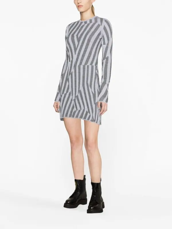 Kenzo Geometric Knit Minidress