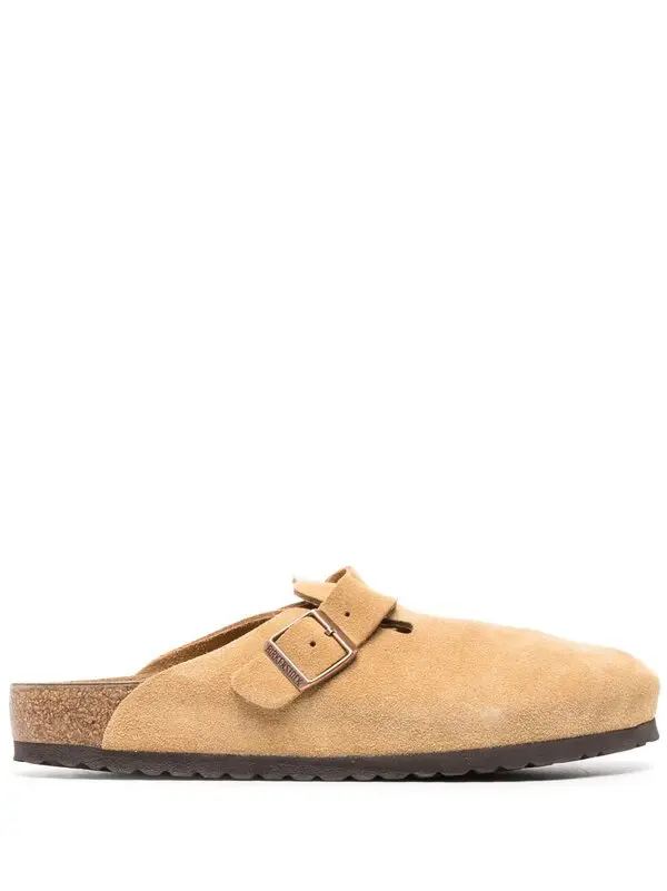 BIRKENSTOCK Boston Latte Cream Clogs - Neutrals