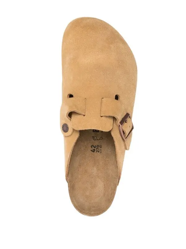 BIRKENSTOCK Boston Latte Cream Clogs - Neutrals