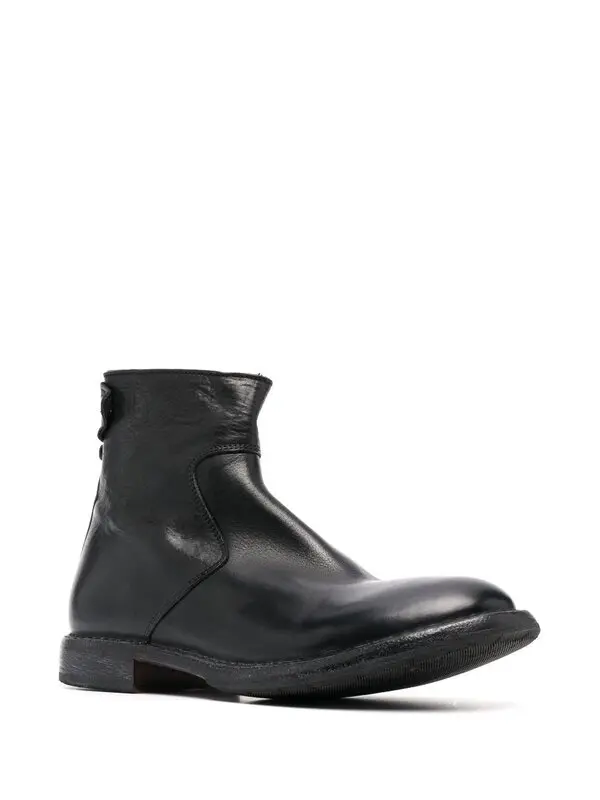 Moma Smooth-grain Leather Boots - Black