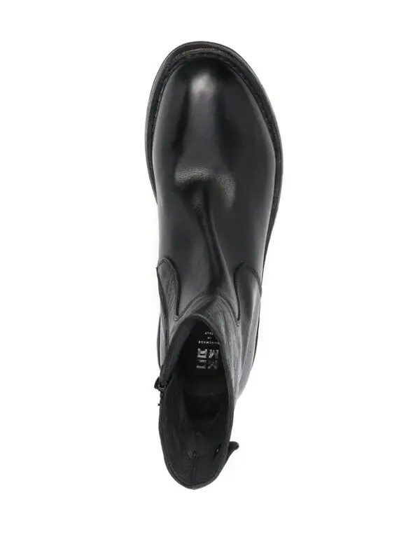 Moma Smooth-grain Leather Boots - Black