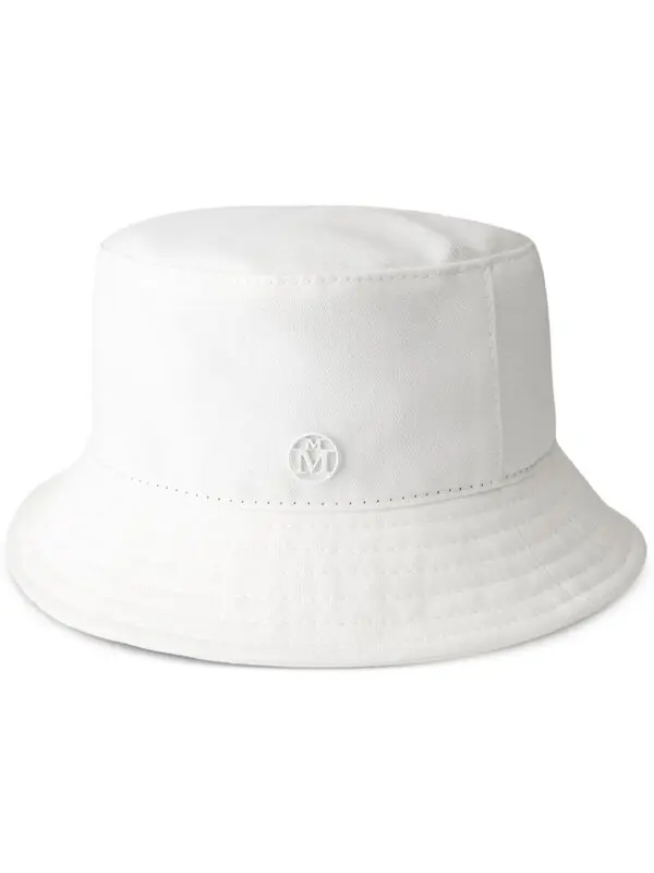 MAISON MICHEL Jason Bucket Hat - White