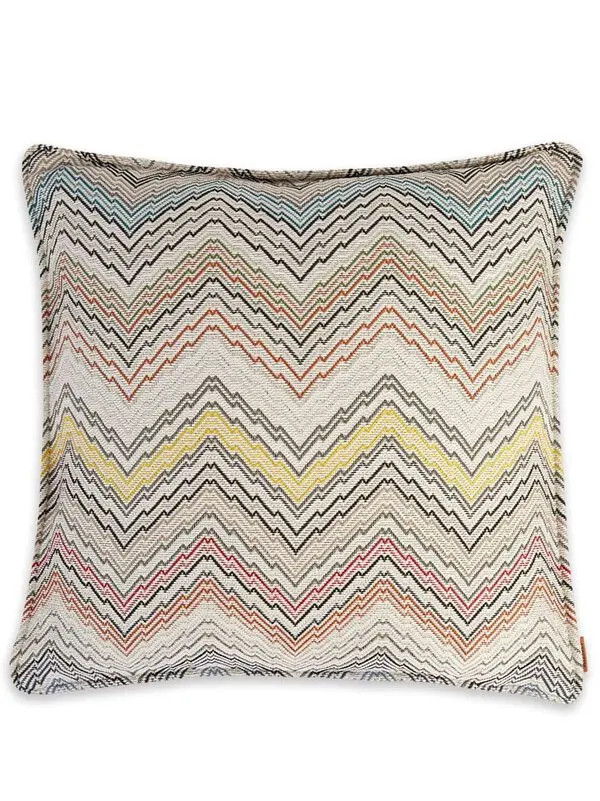 Missoni Small Milano Zigzag-woven Cushion - Black