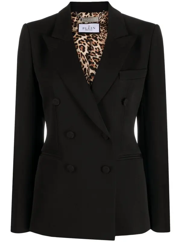 Philipp Plein Double-breasted Cady Blazer