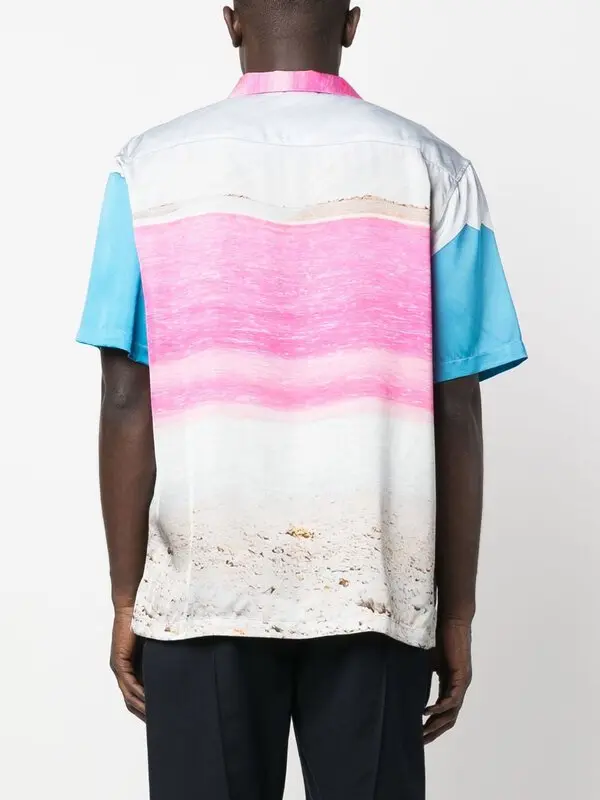 BLUE SKY INN Abstract-pattern Short-sleeve Shirt