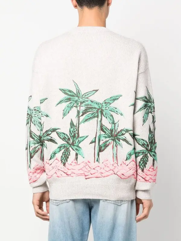 Palm Angels Palms Row-print Sweatshirt