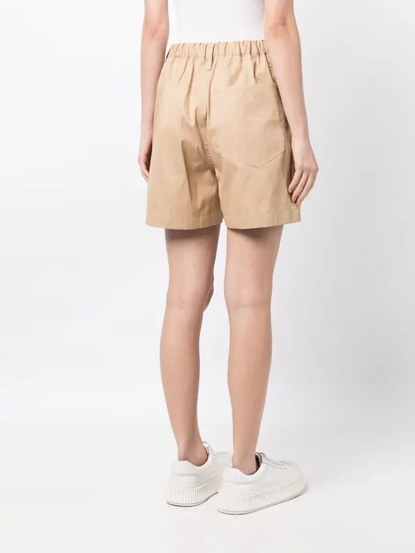 Sofie D'hoore Elasticated-waist Cotton Shorts