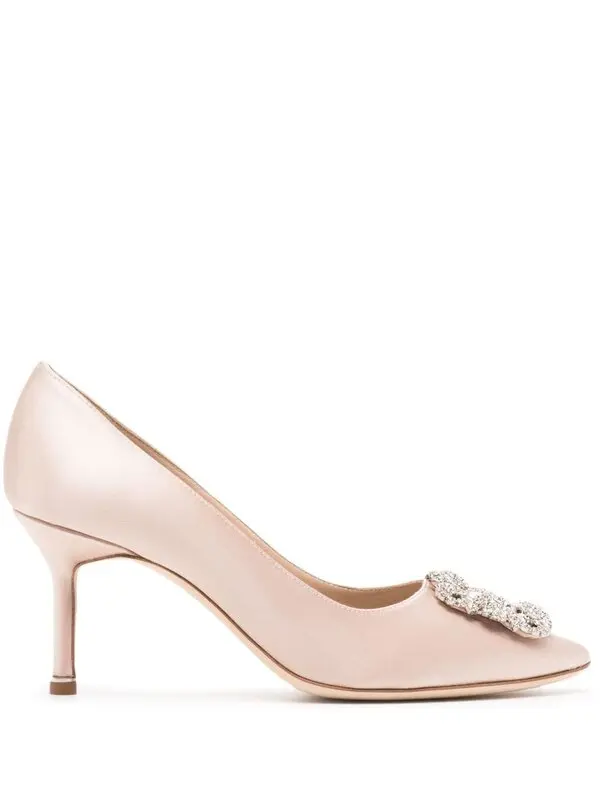 Manolo Blahnik Hangisi 70mm Pumps - Pink