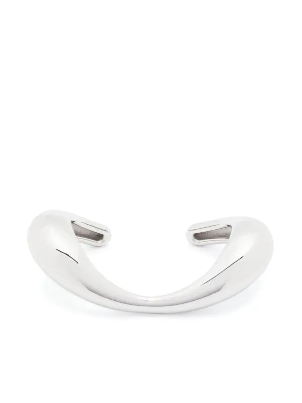 Charlotte Chesnais Lips Sterling Cuff Bracelet - Silver