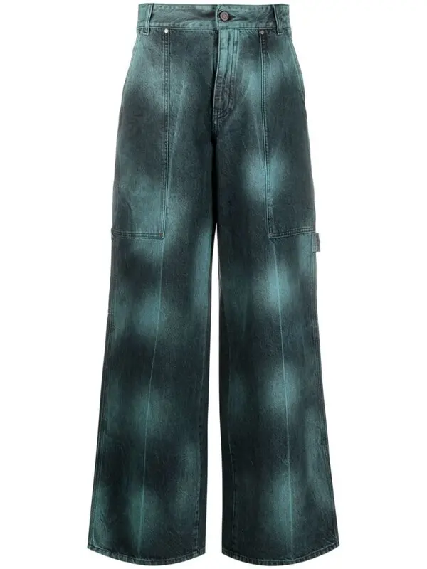 Stella McCartney Tie-dye Wide-leg Jeans