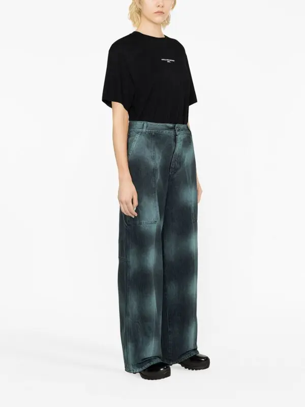 Stella McCartney Tie-dye Wide-leg Jeans