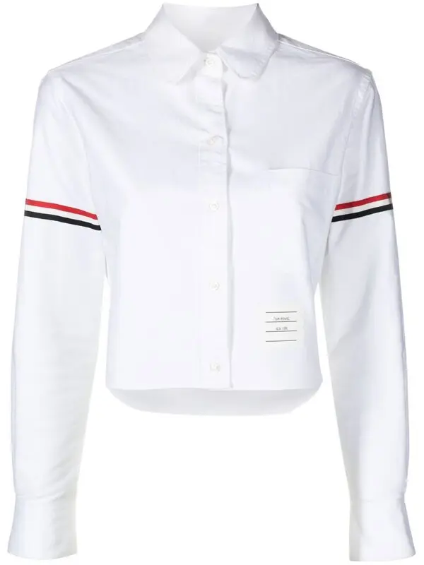 Thom Browne Cropped Cotton Shirt