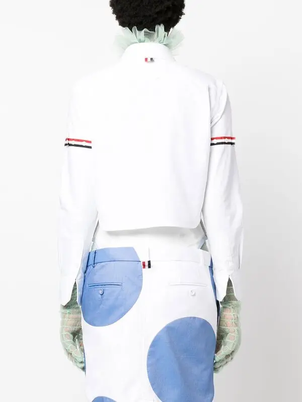 Thom Browne Cropped Cotton Shirt