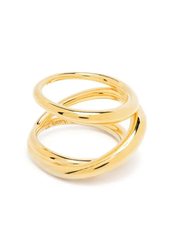 Charlotte Chesnais Triplet Ring - Gold