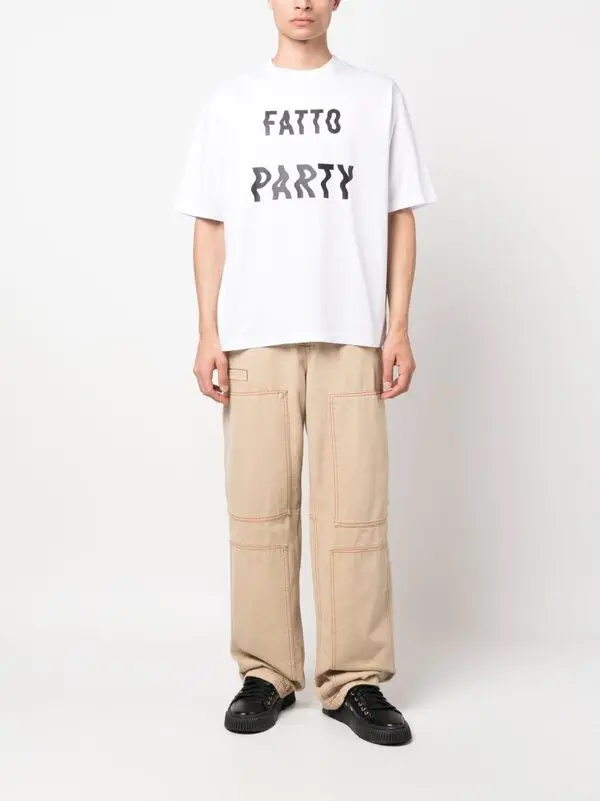 Dsquared2 Text-print Cotton T-shirt - White