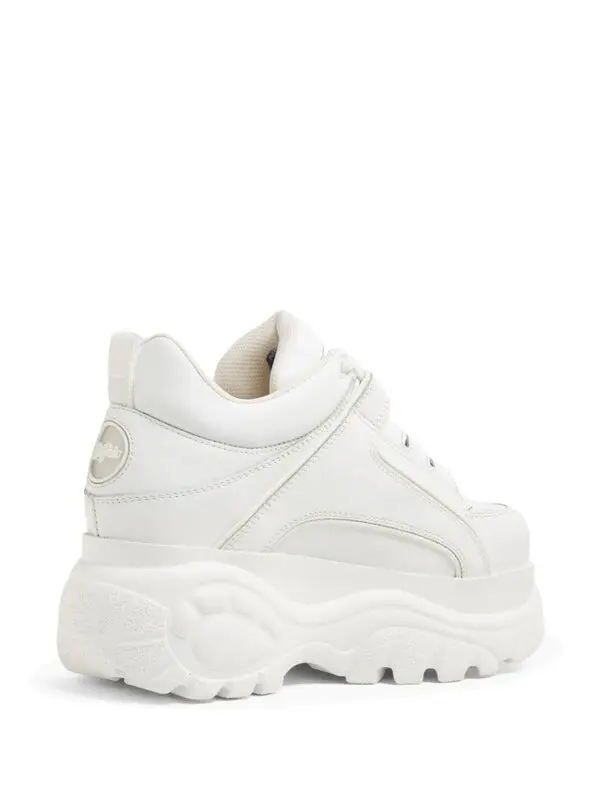 BUFFALO Classic Chunky-sole Low-top Sneakers - White