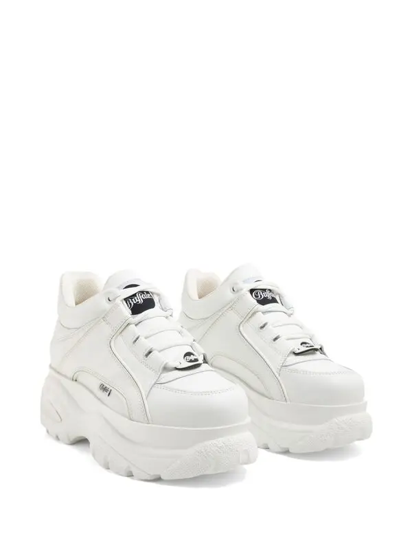 BUFFALO Classic Chunky-sole Low-top Sneakers - White