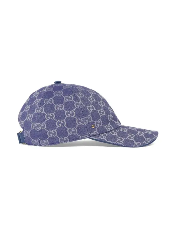Gucci Gg Canvas Baseball Hat - Purple | Editorialist display picture 2