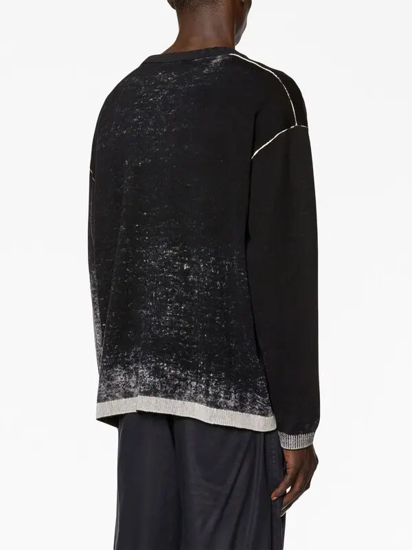 DIESEL® K-larence-b Cotton Cardigan - Black
