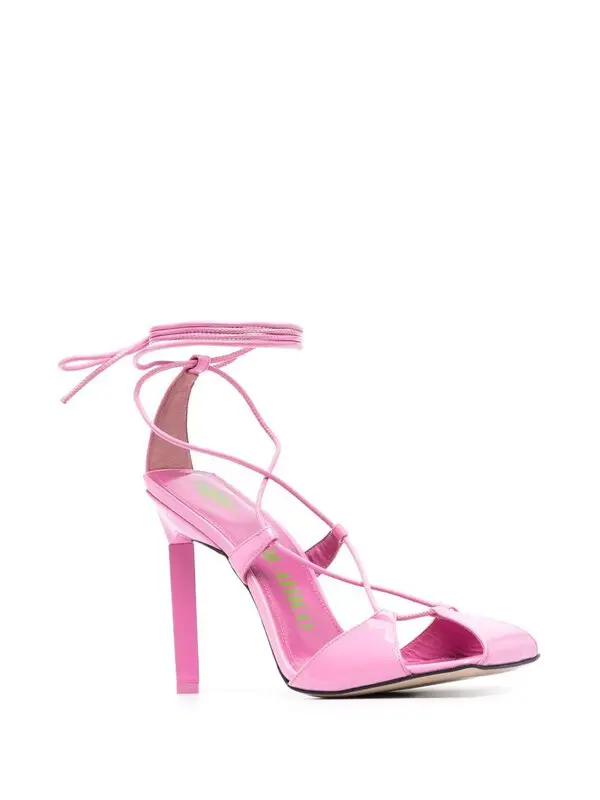 Attico Adele 105mm Sandals - Pink