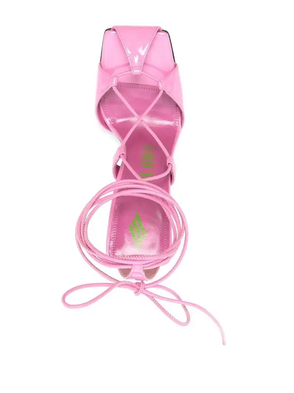 Attico Adele 105mm Sandals - Pink