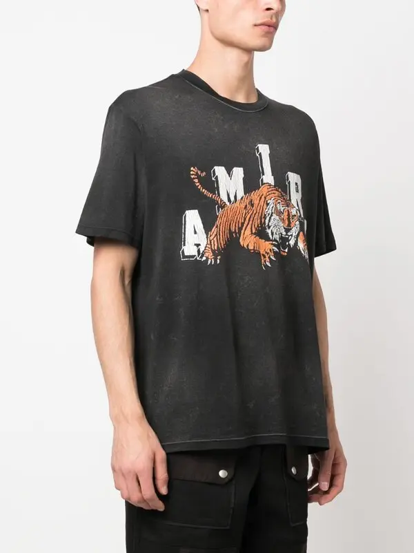 【Ameri Vintage】tiger nit AMIRI Vintage Tiger Tee Black Men's - US