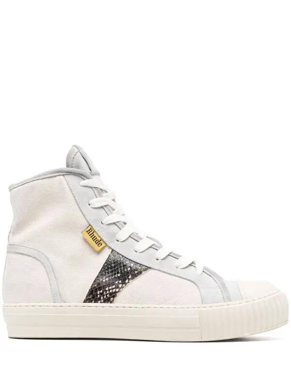Rhude Paneled High-top Sneakers