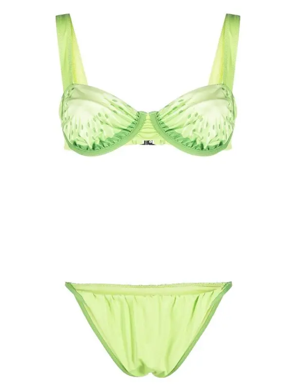 HOUSE OF SUNNY Presse Bikini Set - Green