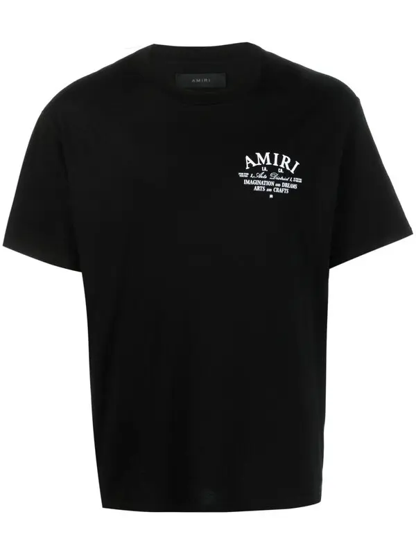 Amiri Arts District Logo-print Short-sleeve T-shirt - Black