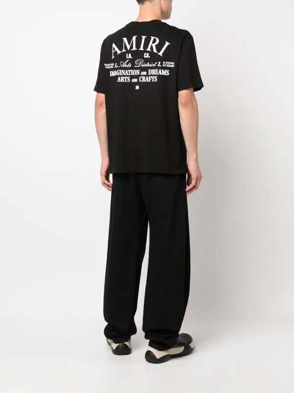 Amiri Arts District Logo-print Short-sleeve T-shirt - Black