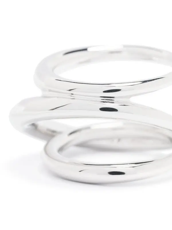 Charlotte Chesnais Triplet Ring - Silver