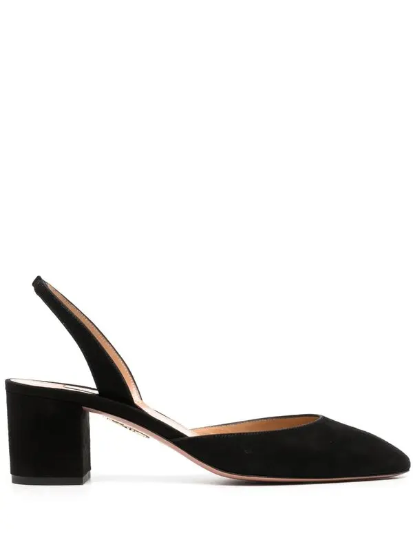 AQUAZZURA Slingback Block-heel Pumps