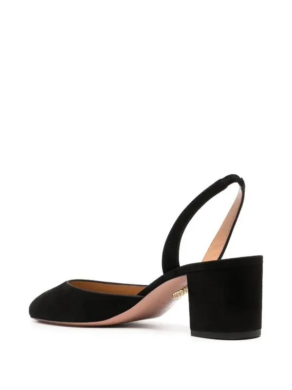 AQUAZZURA Slingback Block-heel Pumps
