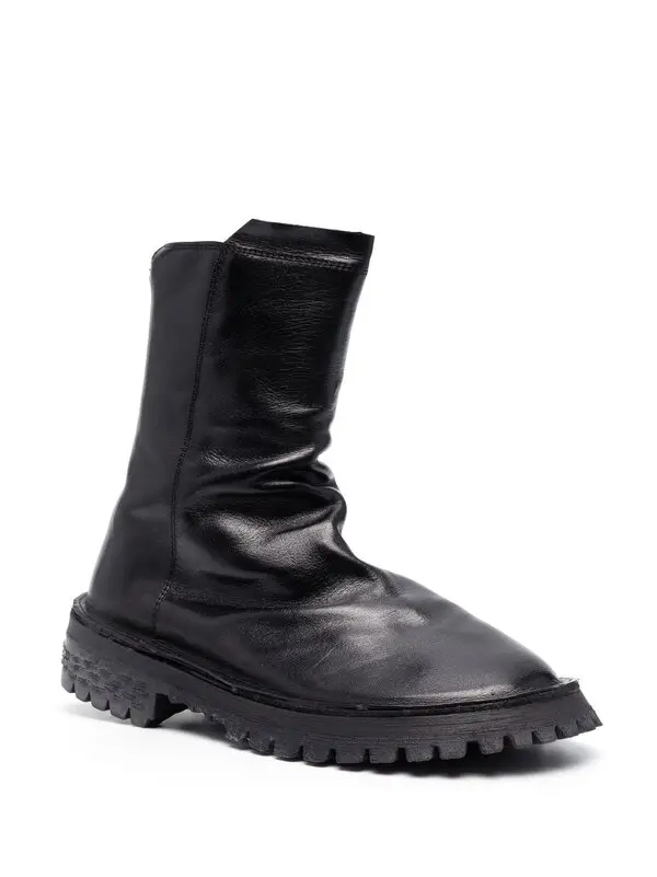 Moma Tronchetto Leather Ankle Boots