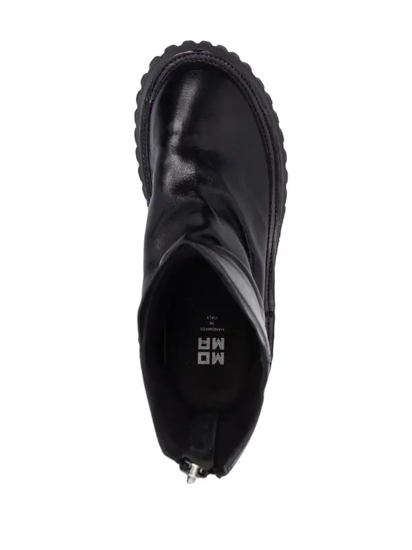 Moma Tronchetto Leather Ankle Boots