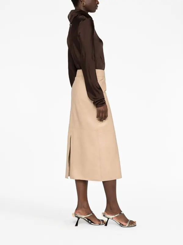 JIL SANDER Draped-neck Blouse