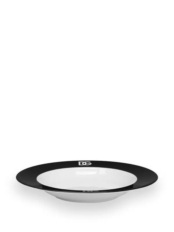 Dolce & Gabbana Logo-print Porcelain Soup Plates