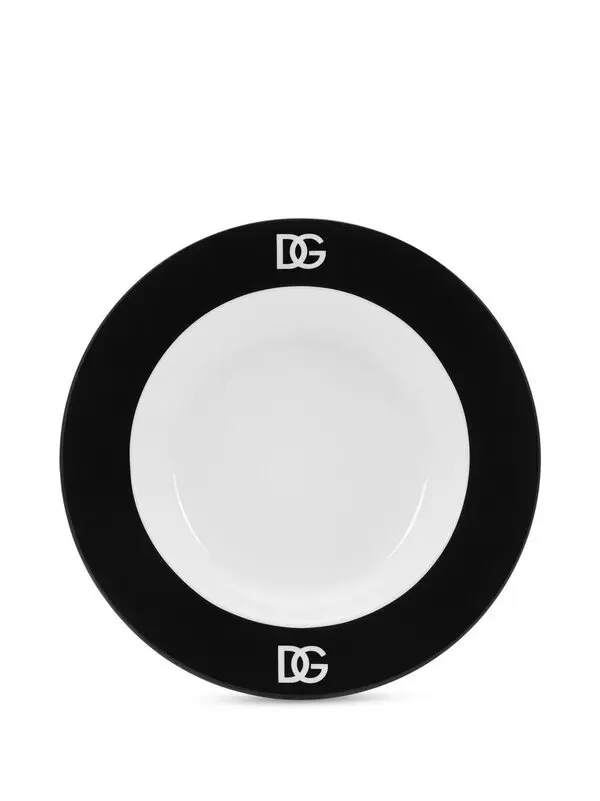 Dolce & Gabbana Logo-print Porcelain Soup Plates